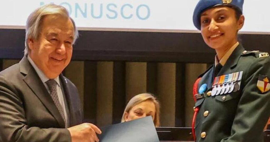 Major Radhika Sen Wins UN Award For Championing Gender Equality In ...