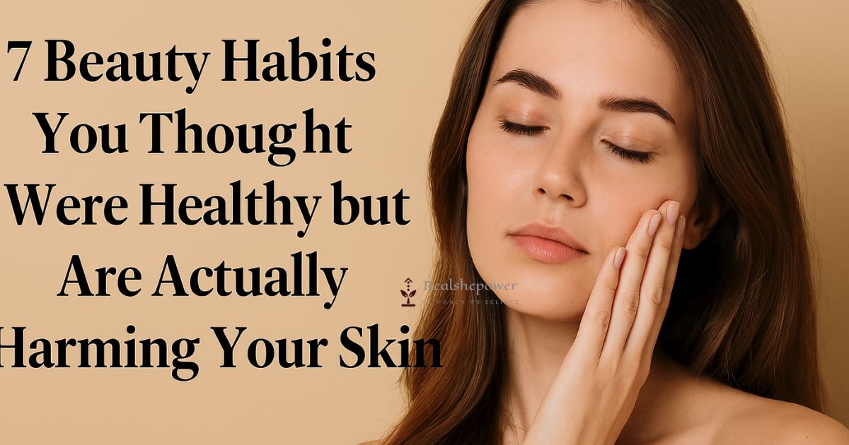 7 Beauty Habits You Thought Were Healthy But Are Actually Harming Your Skin